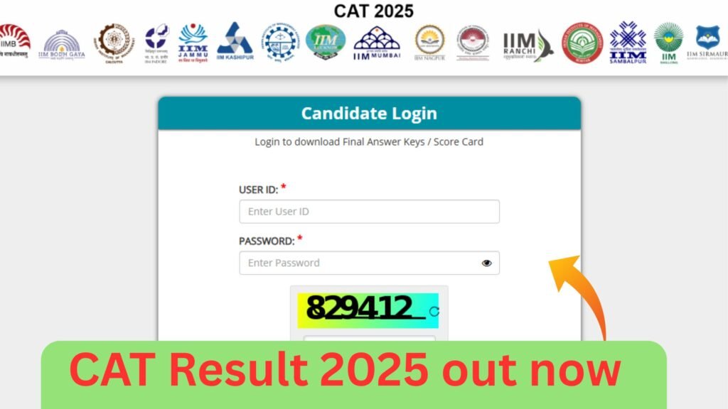 CAT Result 2025 out now-check your scorecard - Sarkari Result 2025 ...